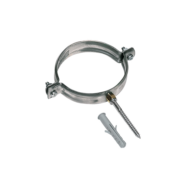 Zanella Srl: Galvanized/ Titan pipe clamps for gutter/ down pipe